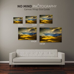 Fine Art Landscape Photo Print Wall Art Canvas Blue Purple Mountains ...