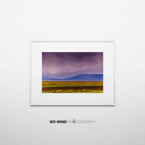 Fine Art Landscape Photo Print Wall Art Canvas Blue Purple Mountains ...