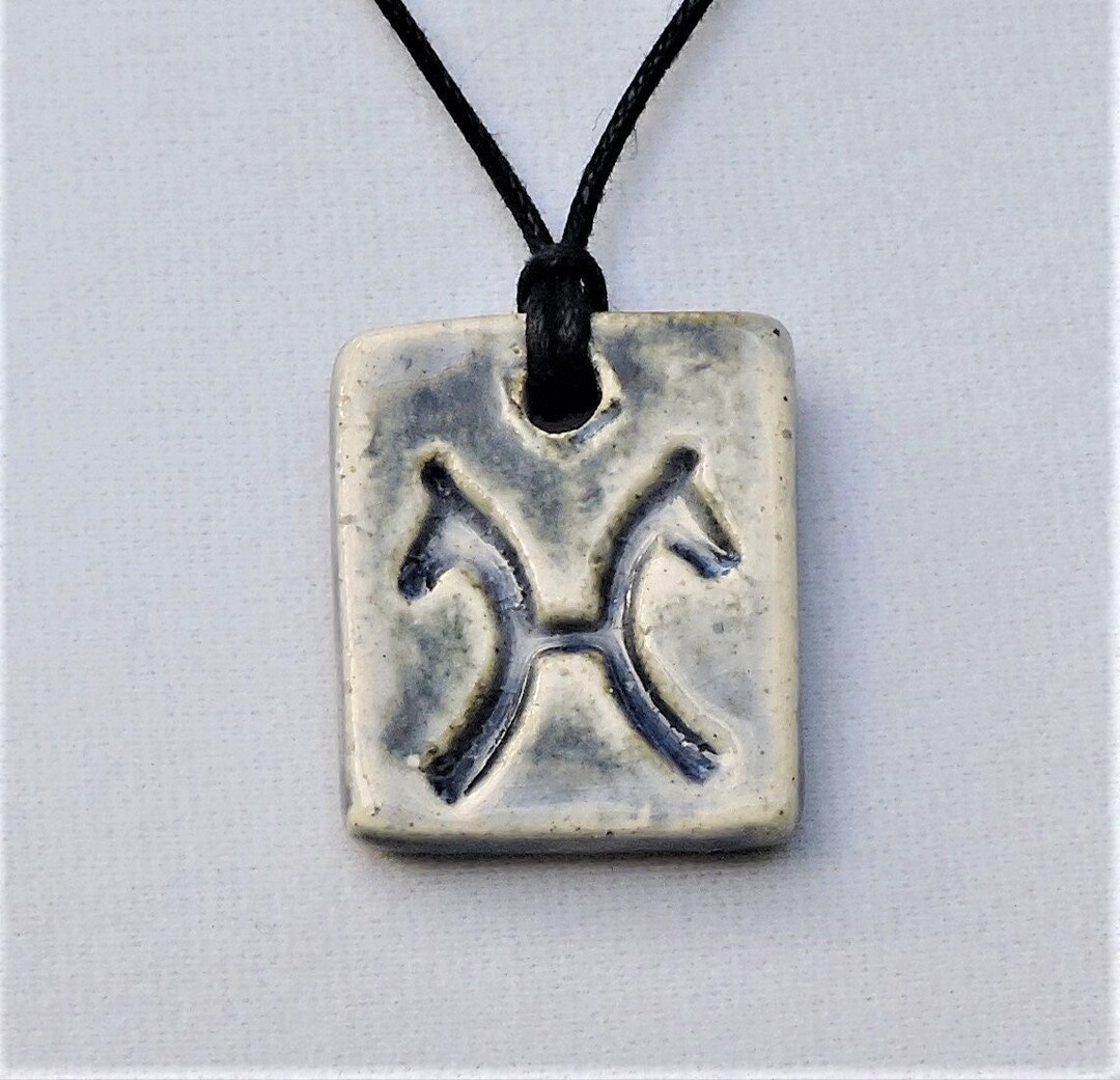 Hanoverian Warmblood Symbol / Logo Pendant - Horse Jewelry - Etsy