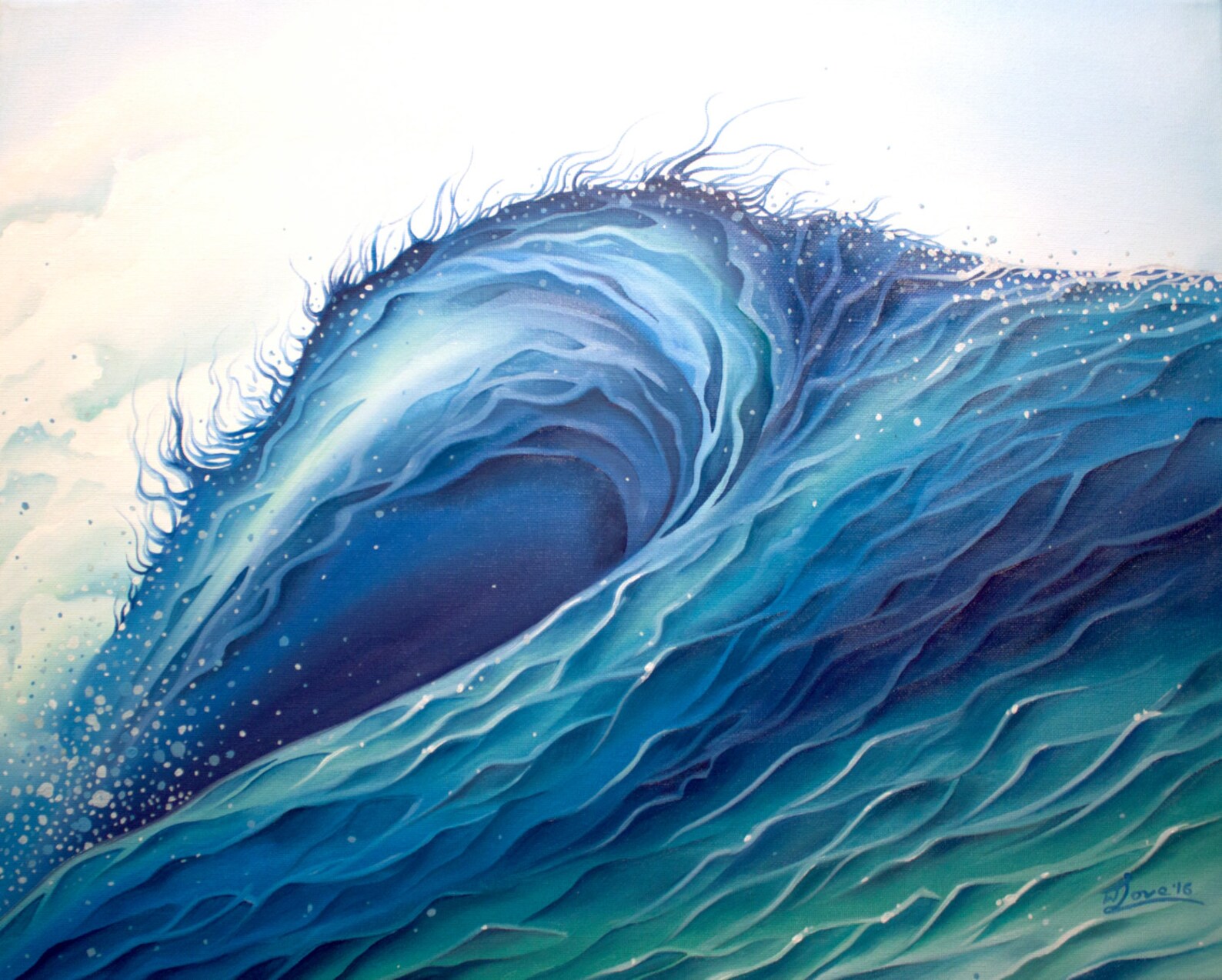 Abyss - Original Oil Painting - Etsy