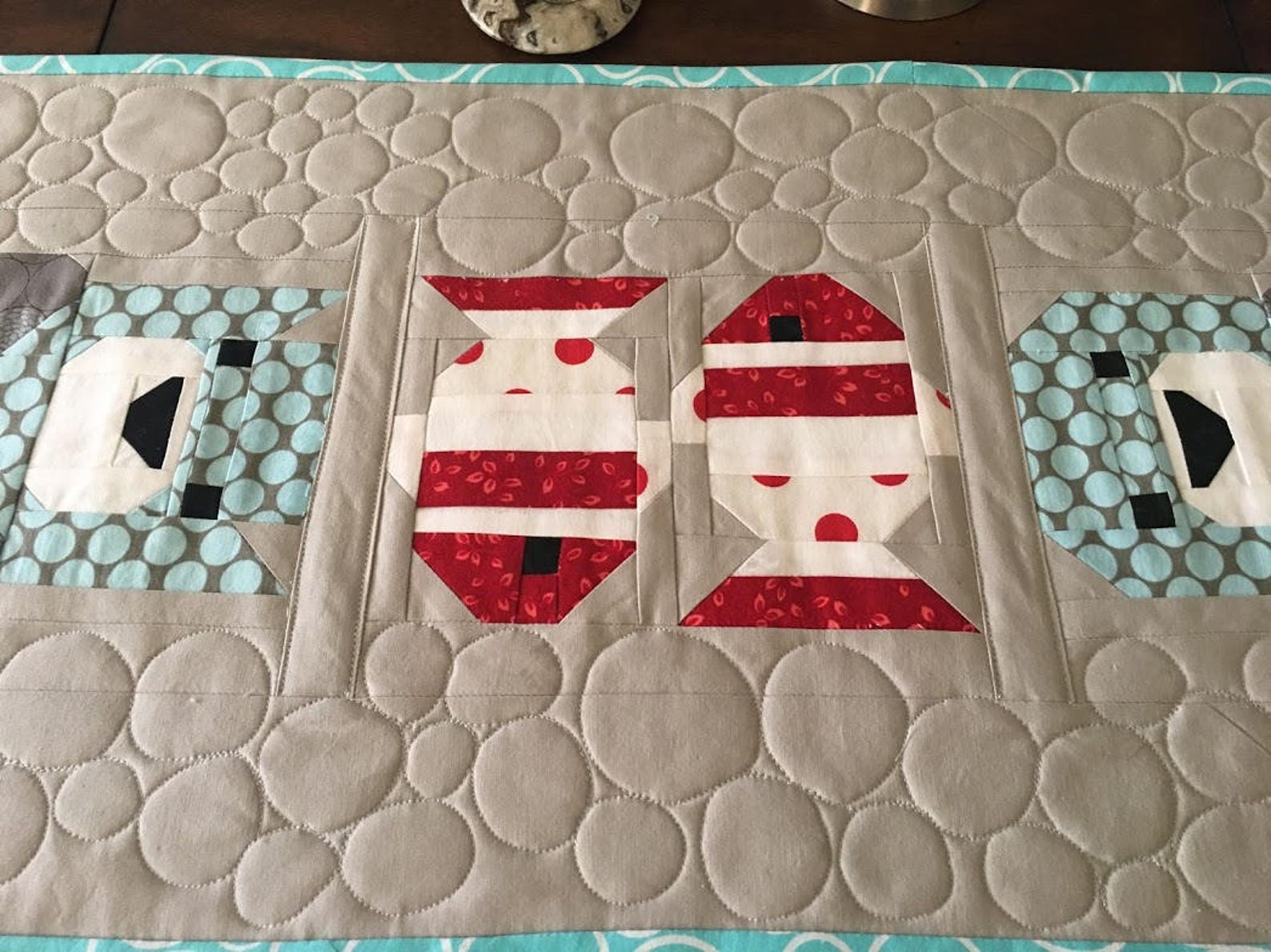 Sea Creature Extra Long Table Runner - Etsy