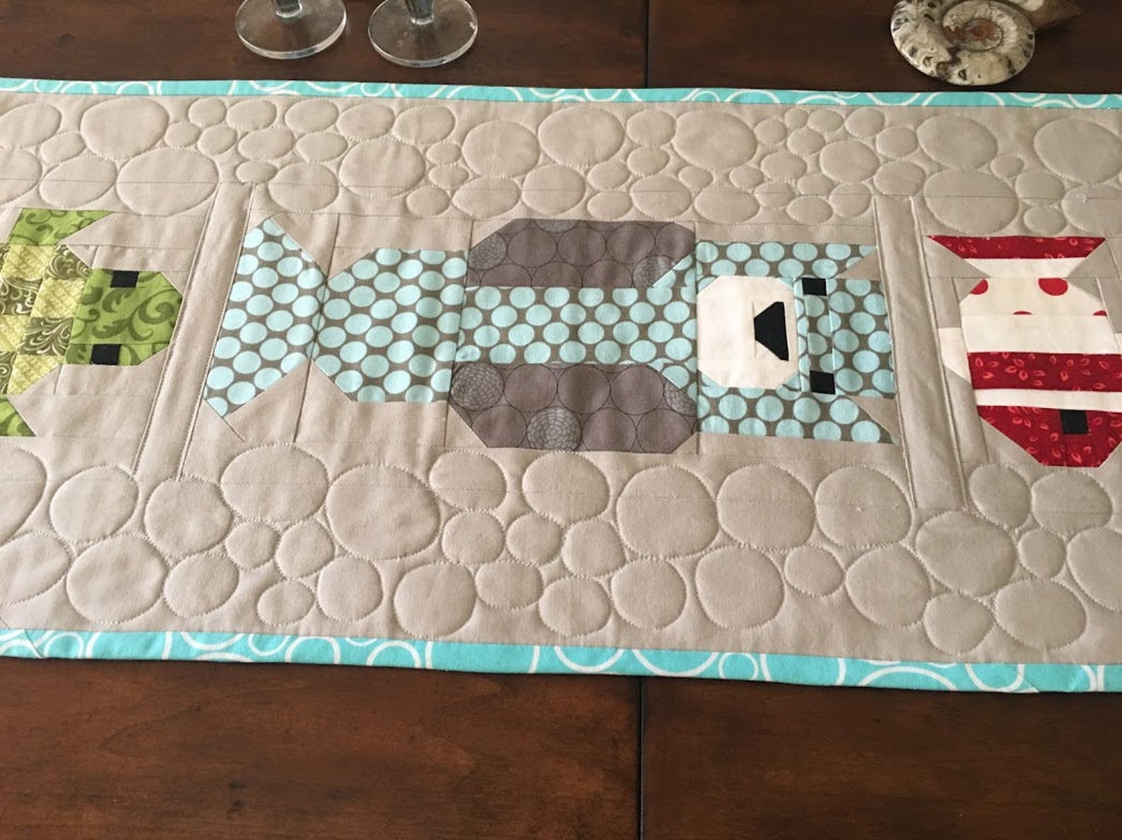 Sea Creature Extra Long Table Runner - Etsy