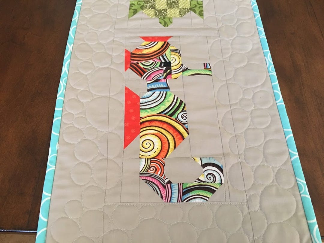 Sea Creature Extra Long Table Runner - Etsy