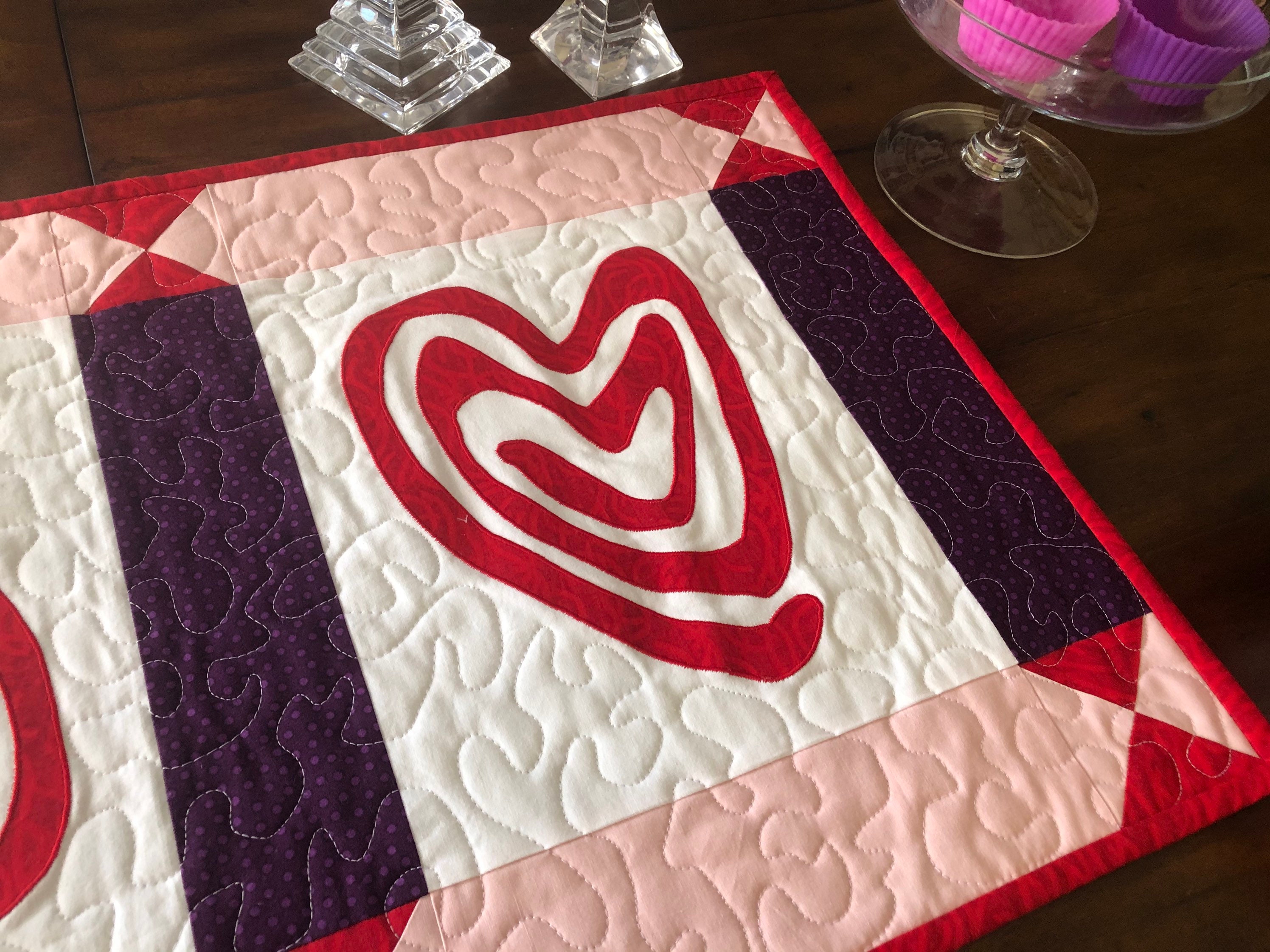 Valentines Day Table Runner - Etsy
