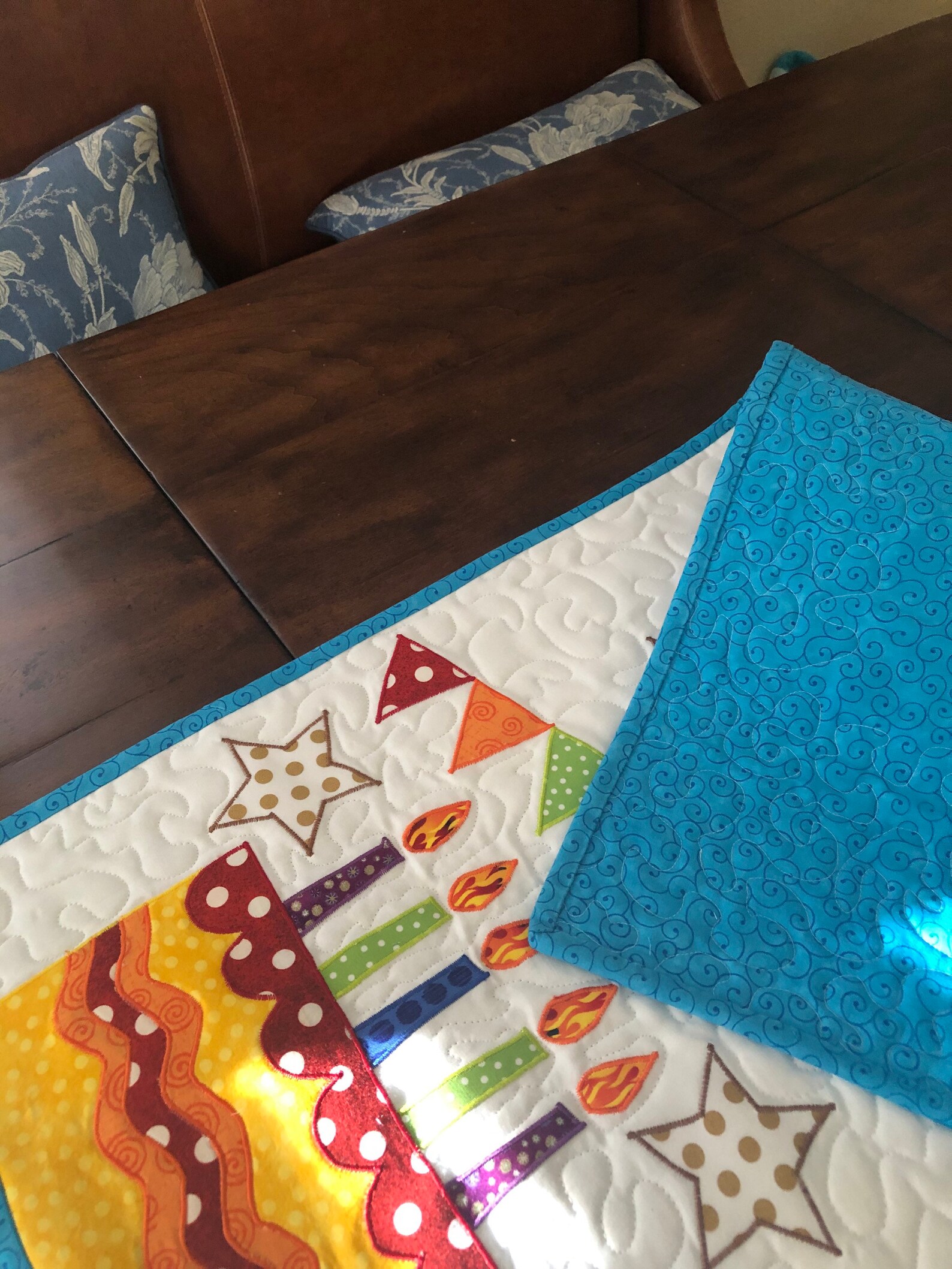Happy Birthday Table Runner - Etsy