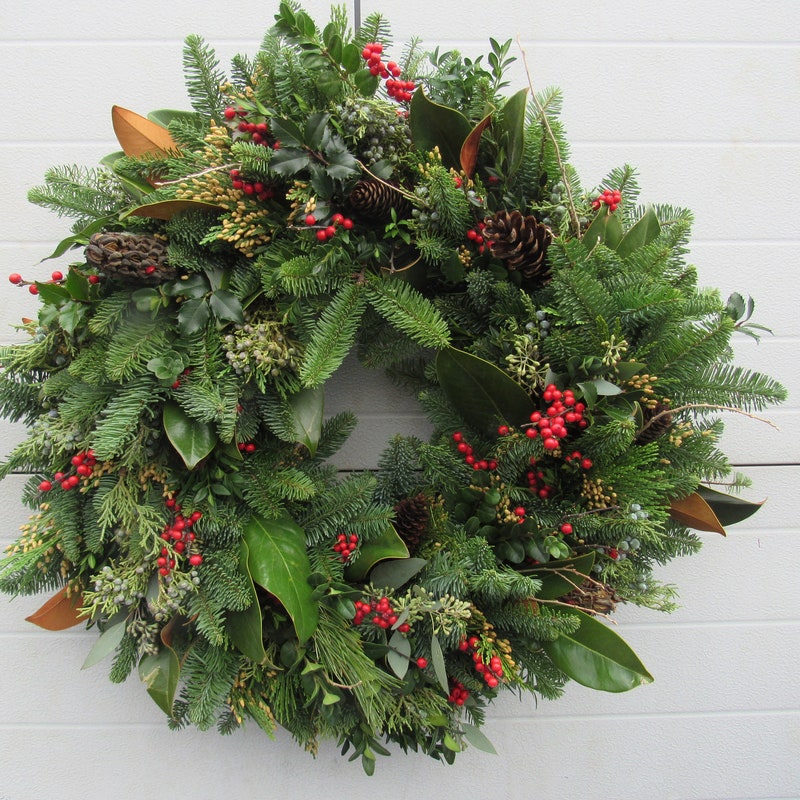 Fresh Christmas Wreaths - Etsy