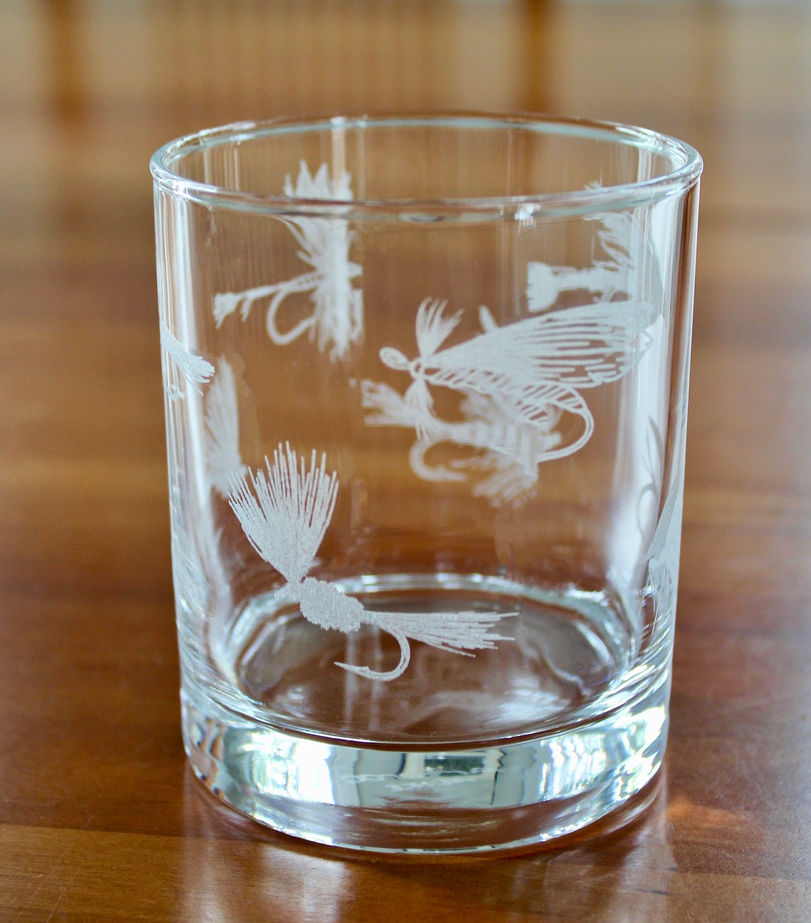 Fly Fishing Engraved Glasses Gift for Fisherman | Etsy