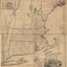 Massachusetts Historical Map 1700s Nautical Chart Print | Etsy