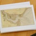 St. Simons Sound Map Notecards 1925 4.25x5.5 - Etsy