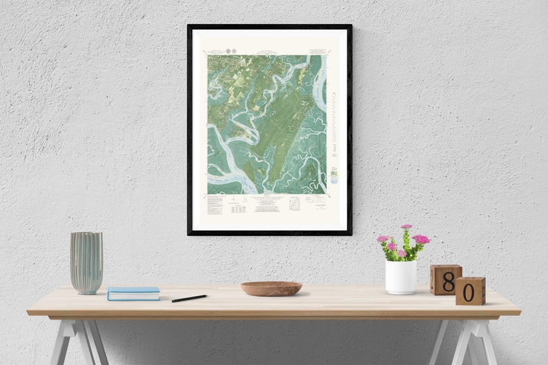Isle of Hope Map 1979 Nautical Chart Print - Etsy