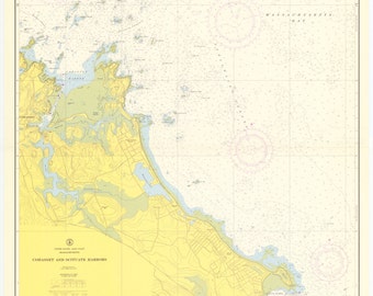 Scituate Harbor Map - Etsy