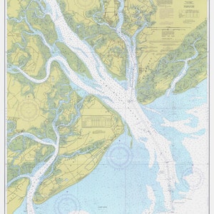Port Royal Sound Map 1979 - Nautical Chart Print - Etsy
