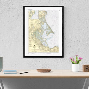Duxbury & Plymouth Harbors Map 1988 - Nautical Chart Print - Etsy