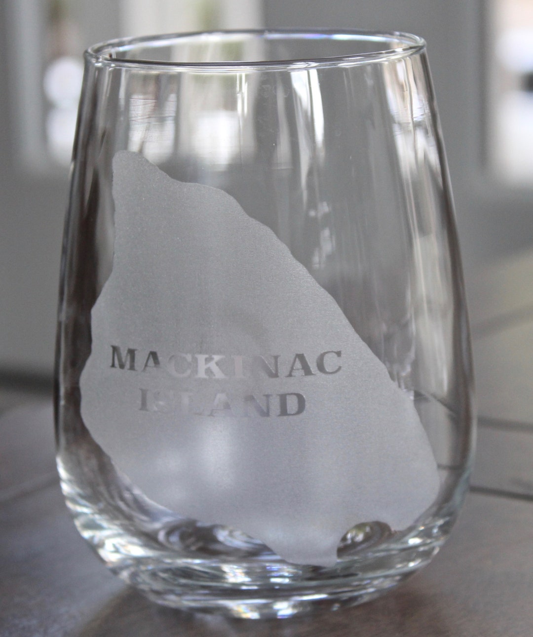 Mackinac Island Map Glasses - Etsy