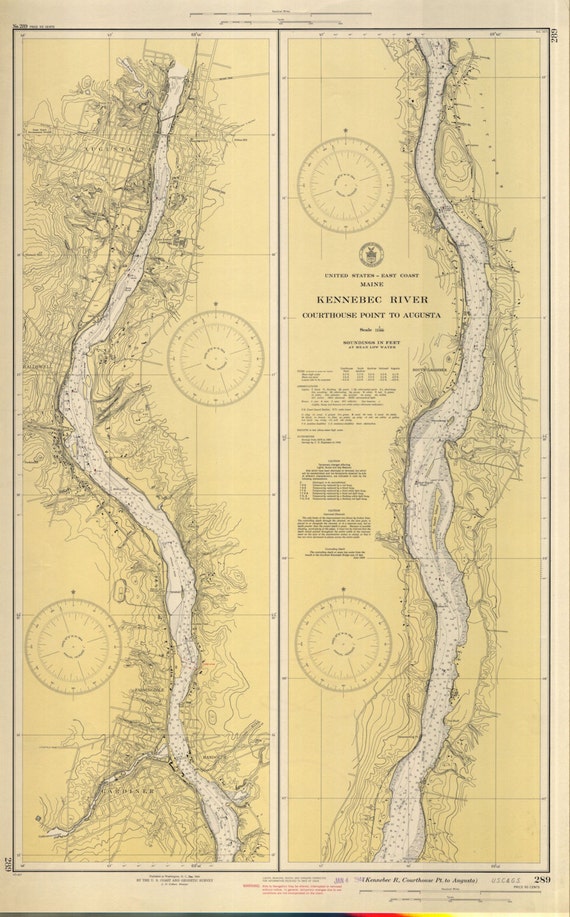 Kennebec River Map