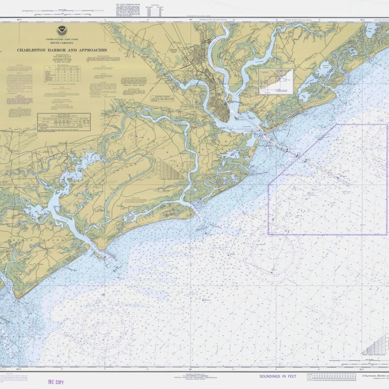 Charleston Map - Etsy