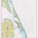 Currituck Beach to Wimble Shoals Map 1980 Nautical Chart Print - Etsy