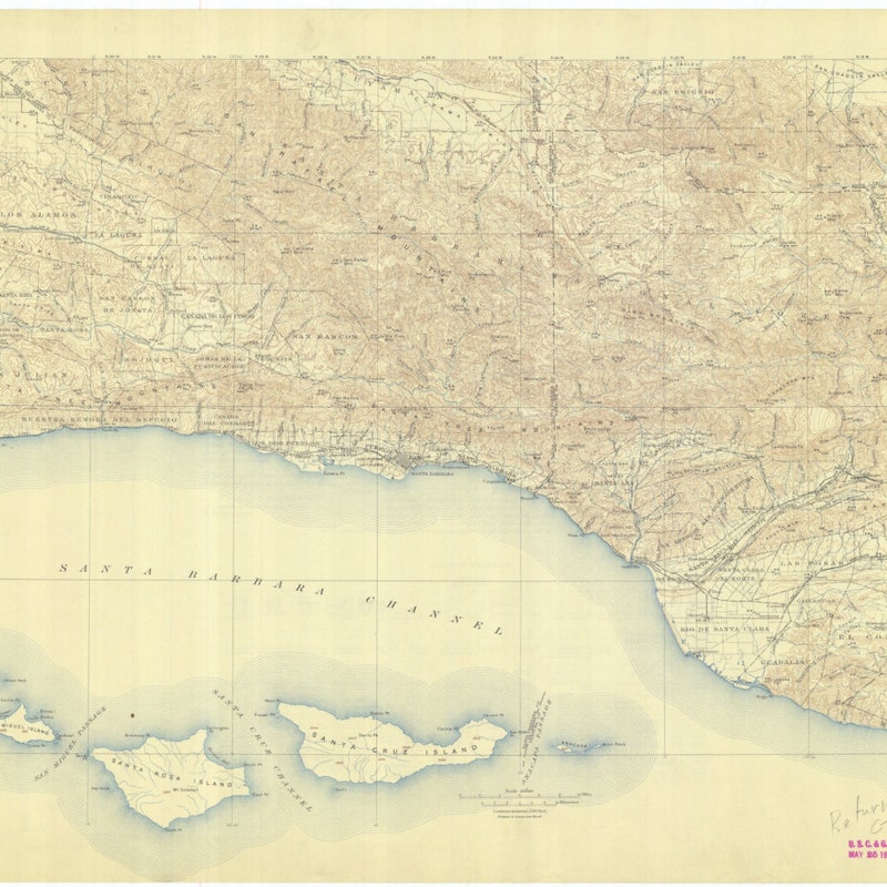 Santa Rosa Island Print - Etsy