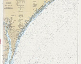 Cape Fear Nautical Chart - Etsy