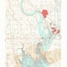 Moses Lake Topographic Map 1956 Nautical Chart Print - Etsy