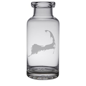 Cape Cod Engraved Glass Carafe - Etsy