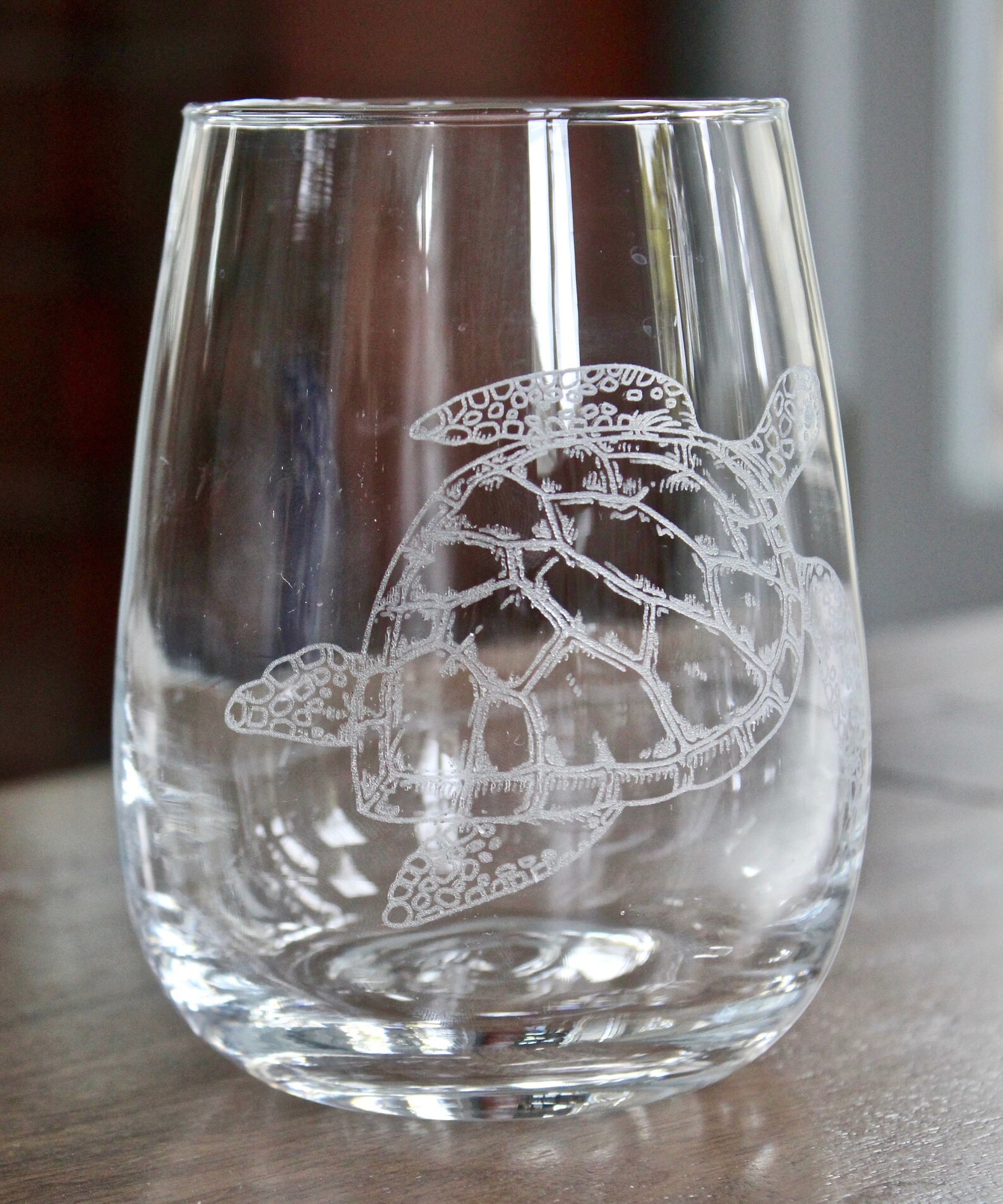 Sea Turtle Engraved Glasses - Etsy