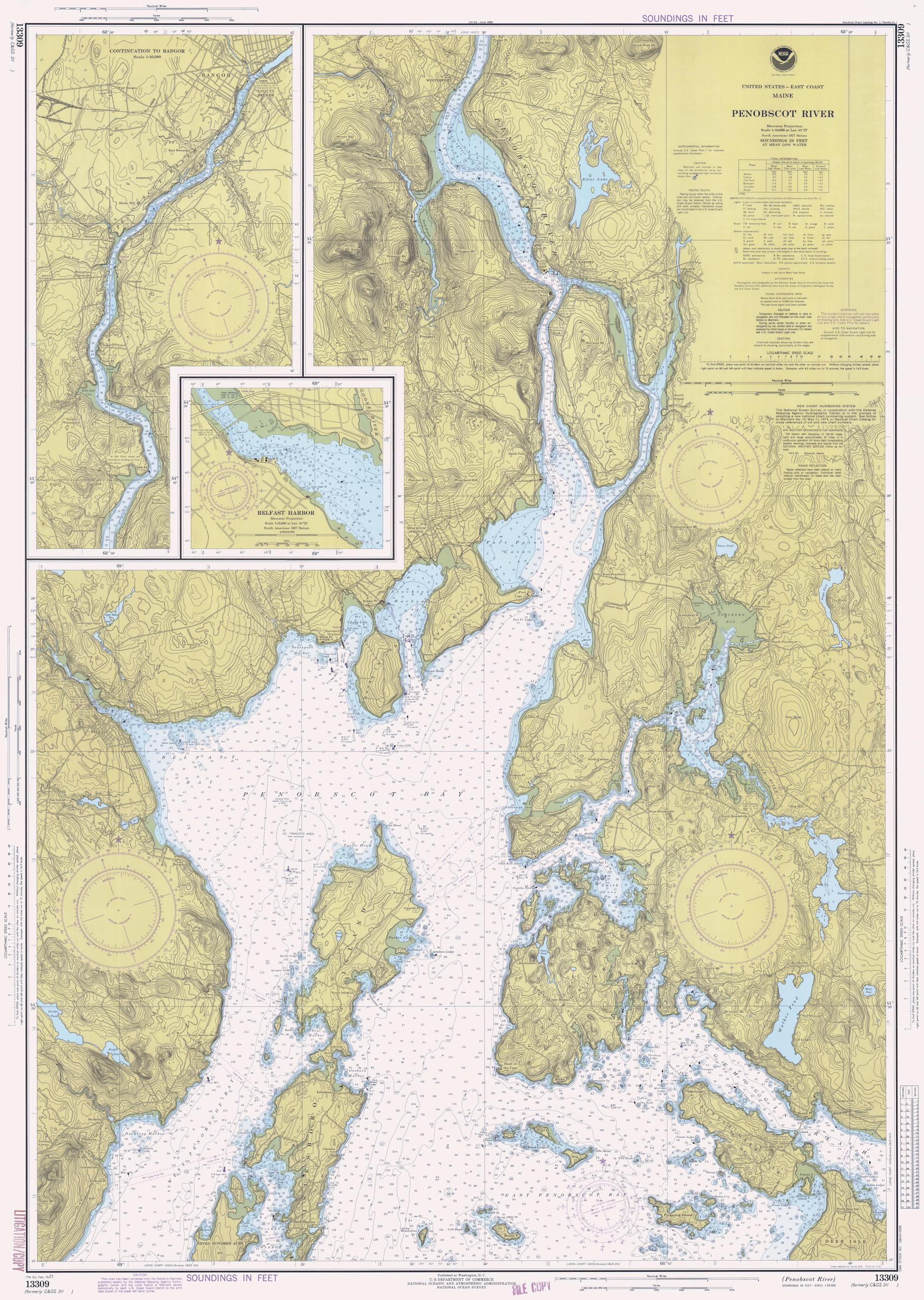 Penobscot River Map