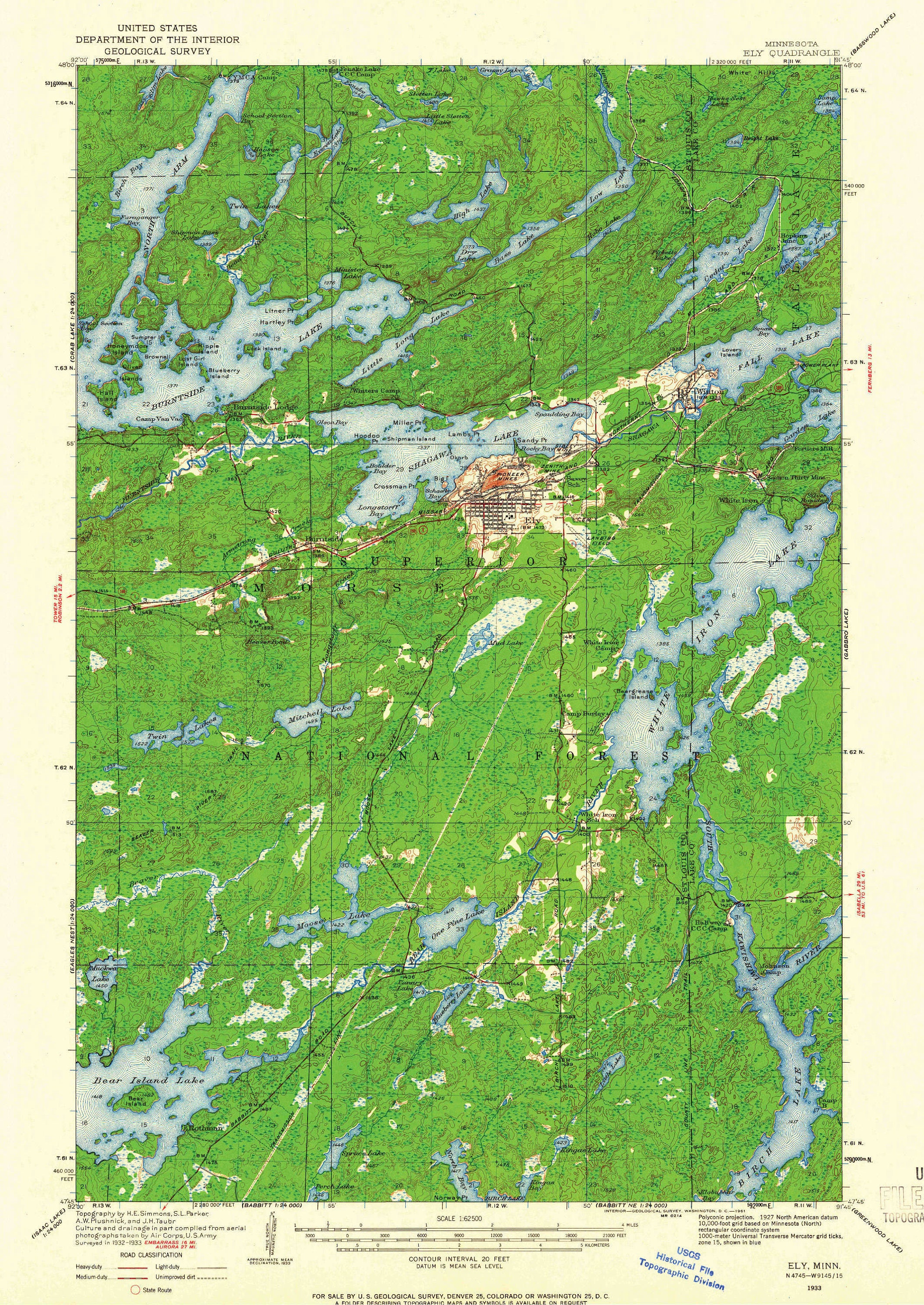 Ely Mn City Map