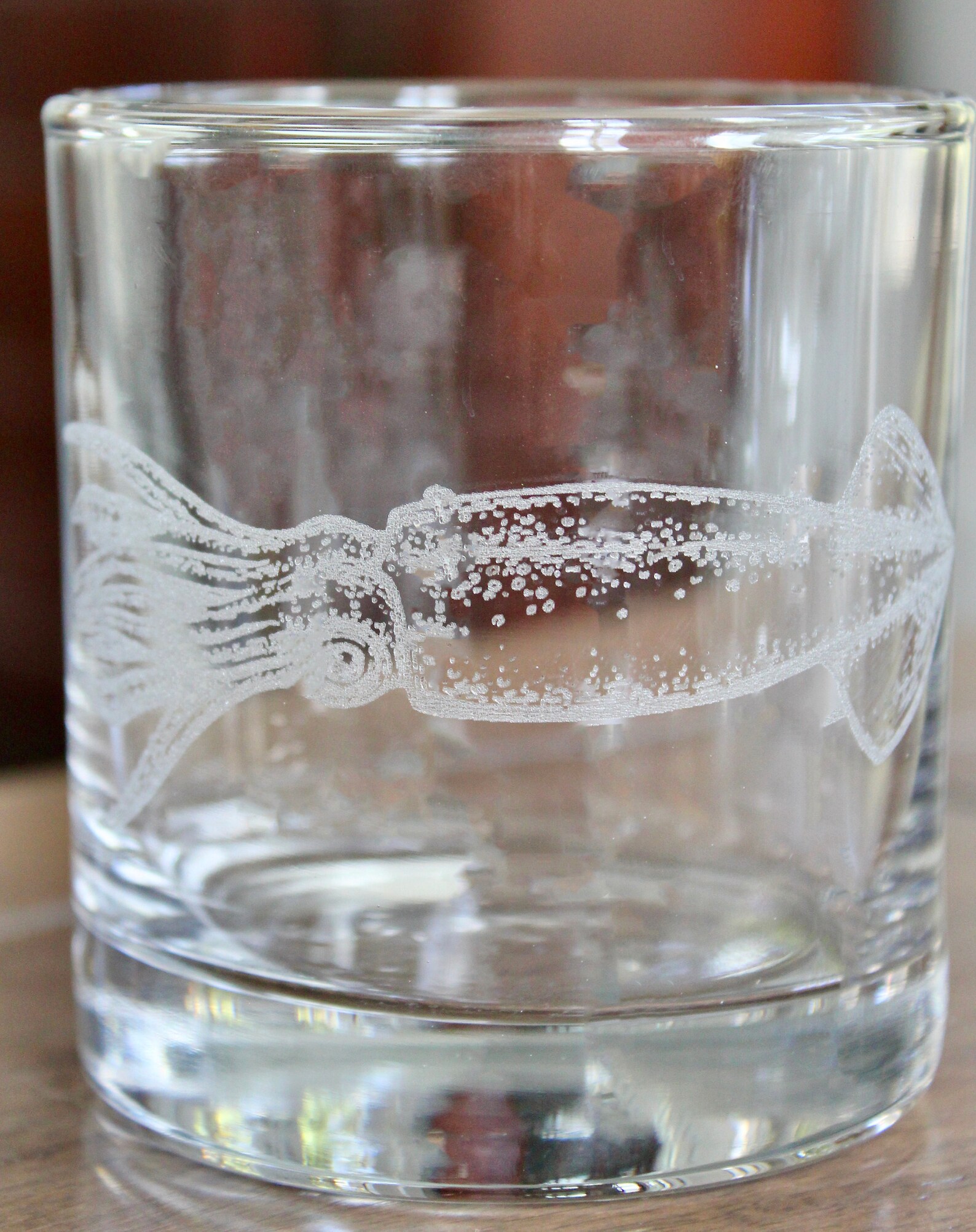 Squid Engraved Glasses - Etsy