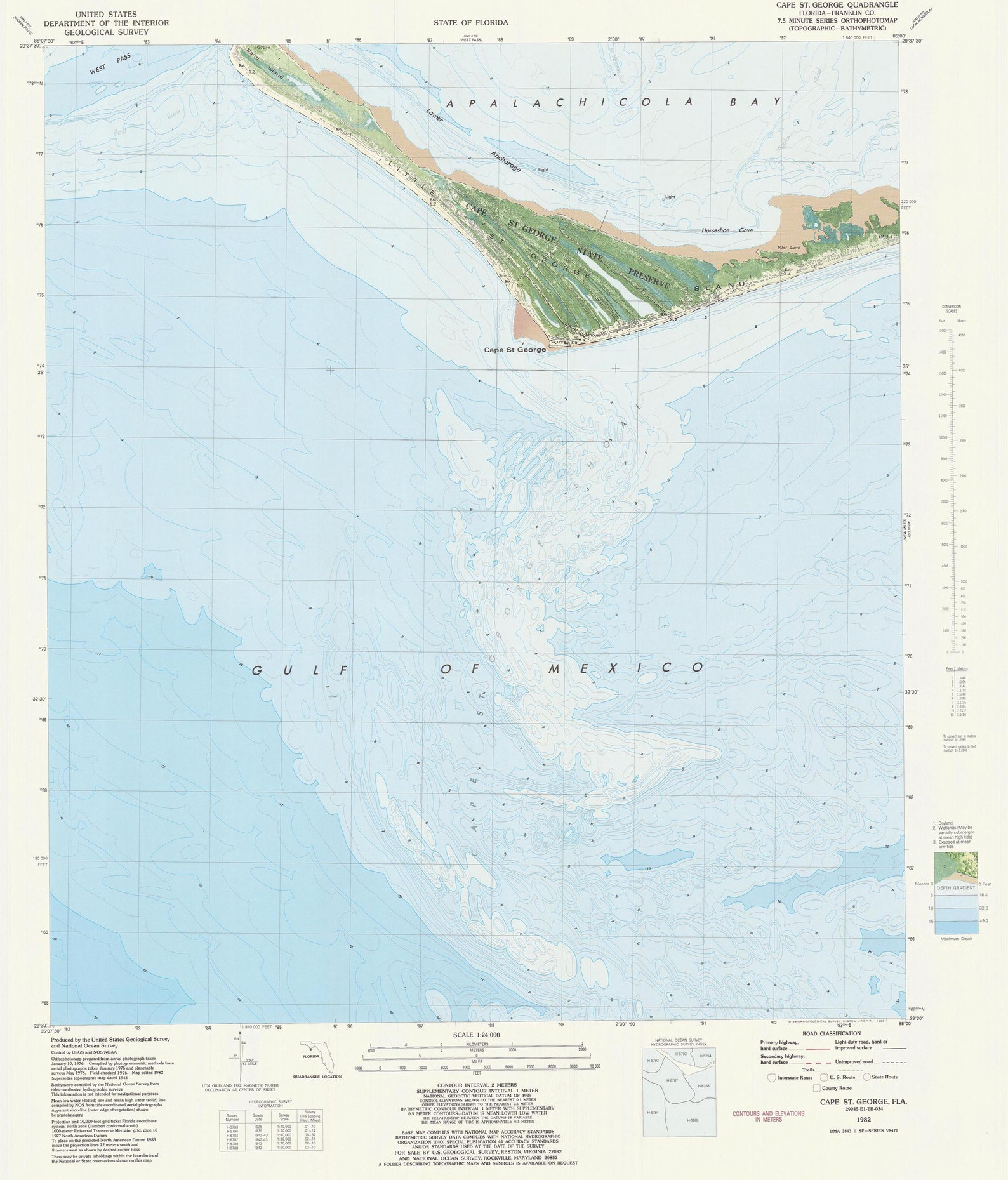 Cape St George Map 1982 Nautical Chart Print - Etsy