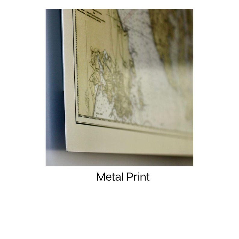 Iceland Chart - 1942 - Nautical Chart - Paper | Canvas | Metal - Etsy