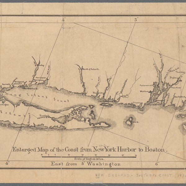 Boston Harbor Islands Map - Etsy