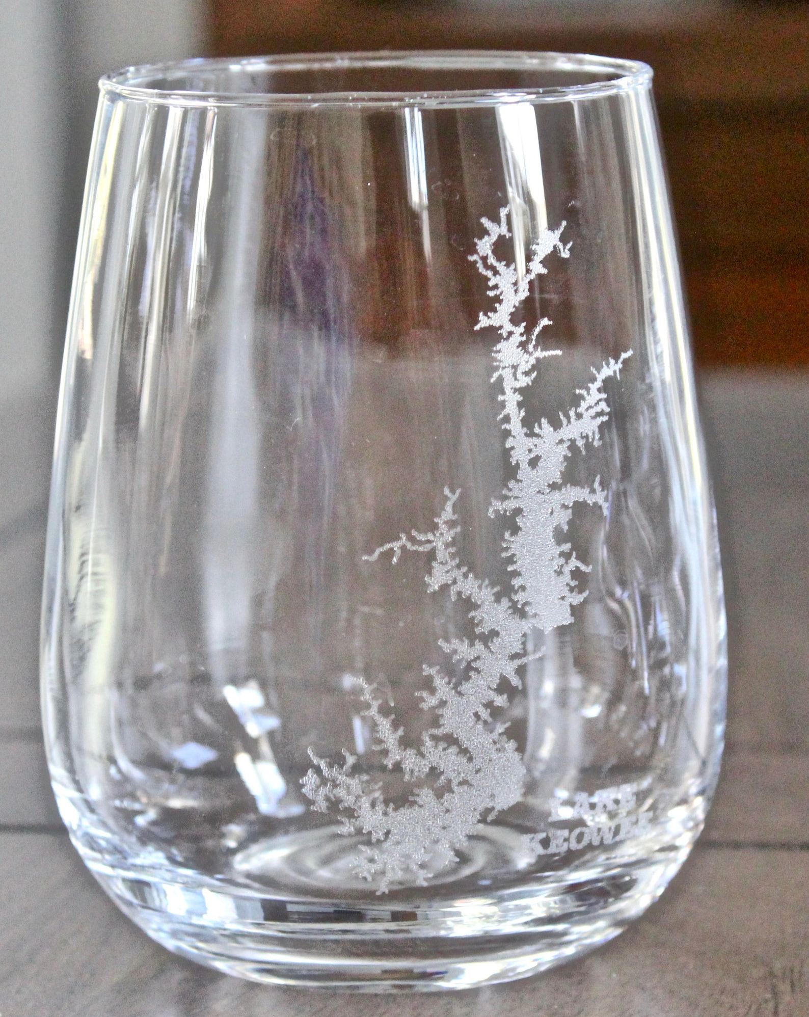 Lake Keowee Map Glasses - Etsy