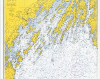 Casco Bay Chart - Etsy