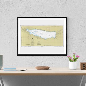 Oneida Lake Map 1977 - Nautical Chart Print - Etsy