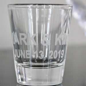 Custom Engraved Shot Glass - Etsy