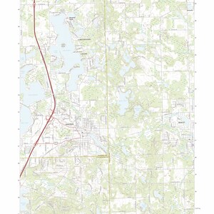 Fenton Michigan Topographic Map - Lake Fenton - Nautical Chart Print - Etsy