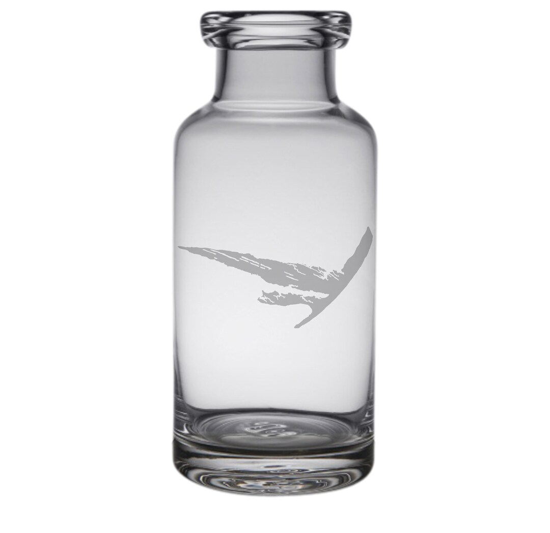 Cat Island Engraved Glass Carafe - Etsy