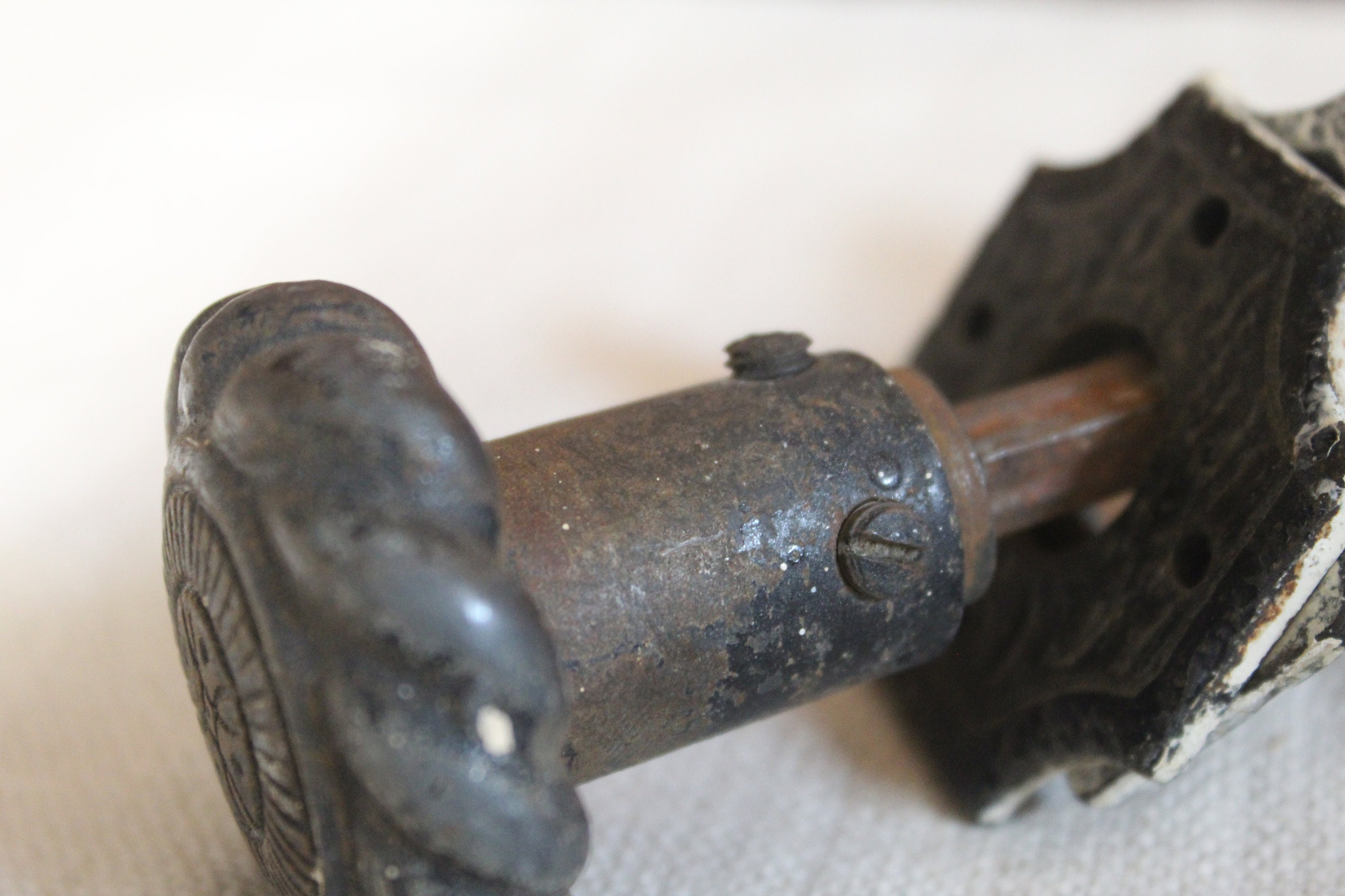 Antique Ornate Door Knob Sets - Etsy