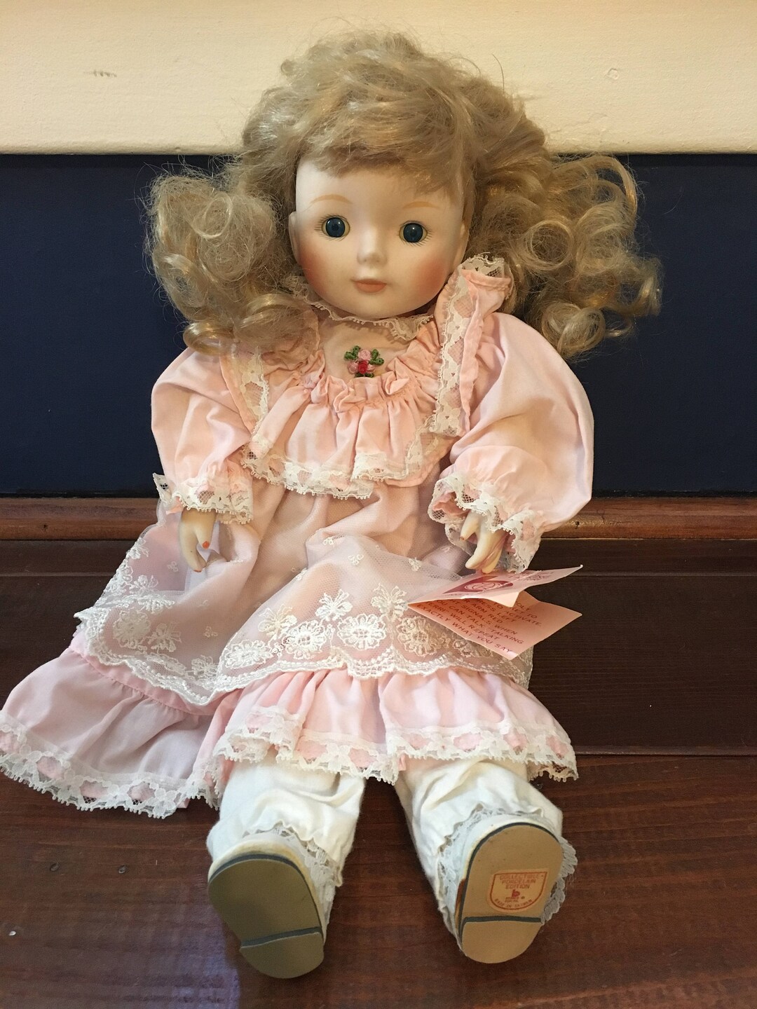 Vintage Talking Terri Porcelain Doll by Brinns - Etsy