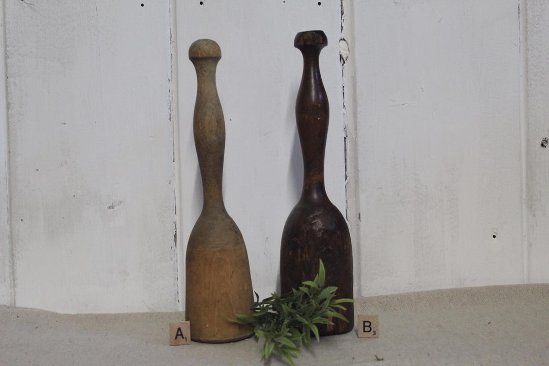 Primitive Wood Kitchen Masher Pestle - Etsy
