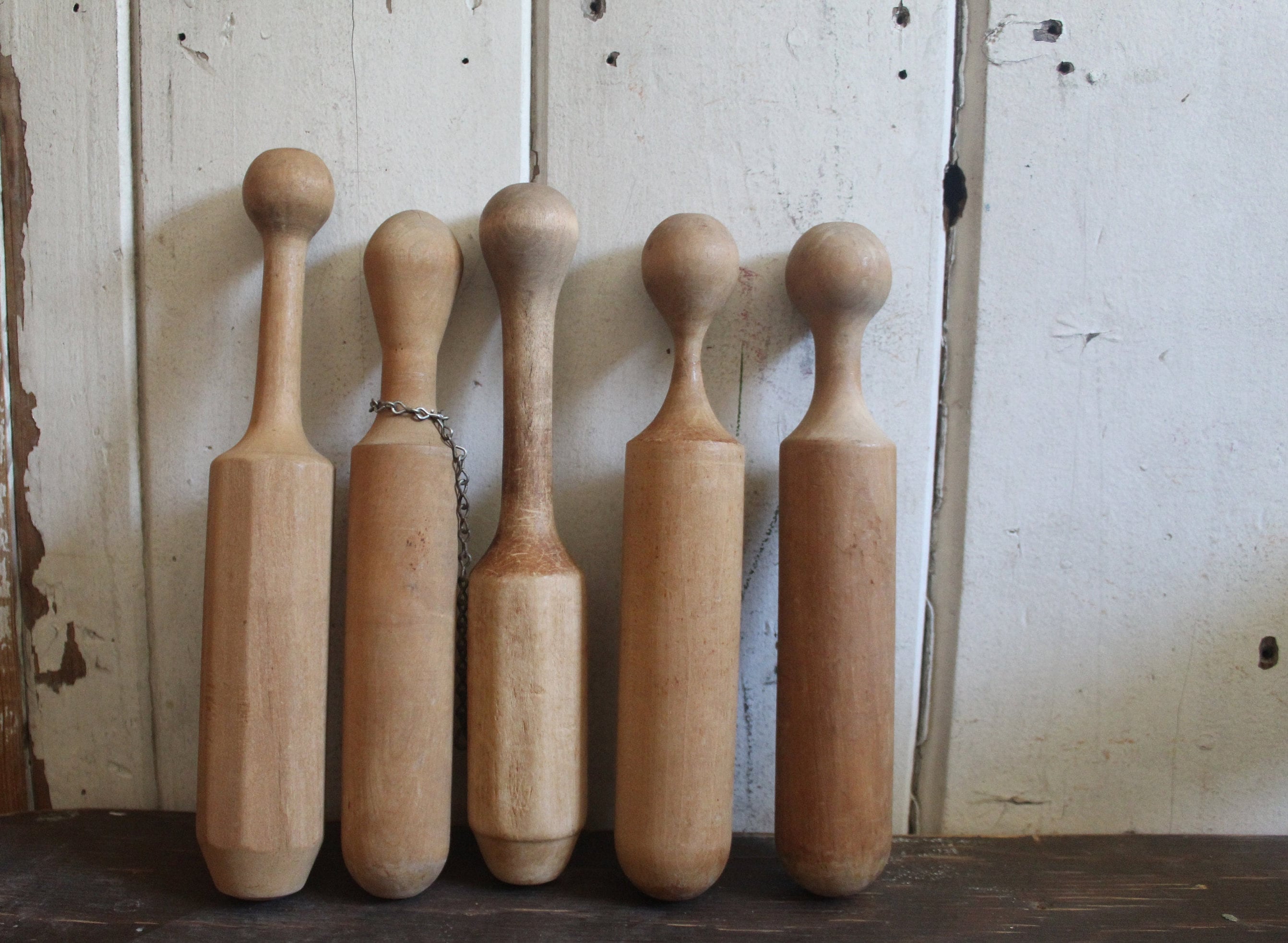 Vintage Primitive Wood Pestle - Etsy