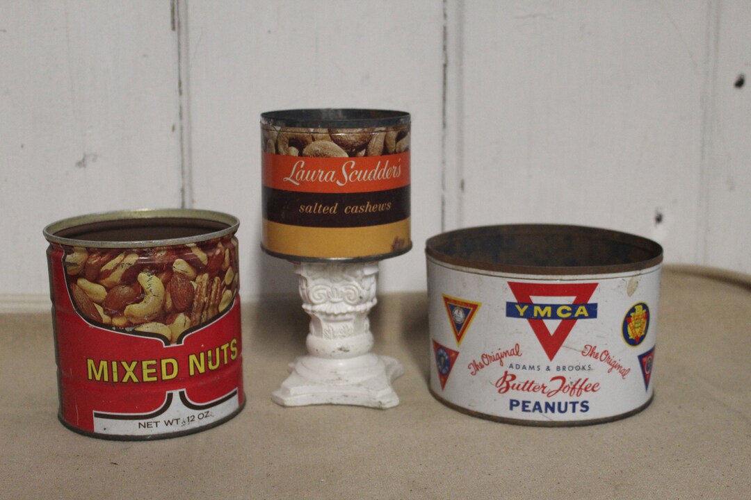 Vintage Nut Cans Lot - Etsy