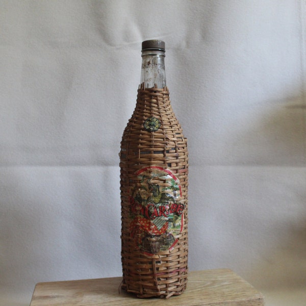 Wicker Bottle - Etsy