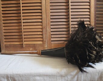 Antique Feather Duster Turkey Feather Early 20th Century Vintage ...