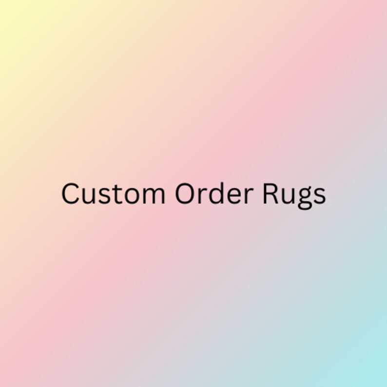Custom Woven Rugs Made to Order Modern Home Decor 3x3 Feet Max ...