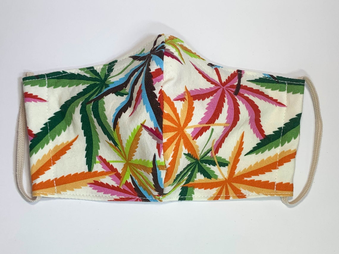 Mask Pack 2 or 3 Pack 70s Vintage Style 2 Layer Cotton Nose Wire Filter ...