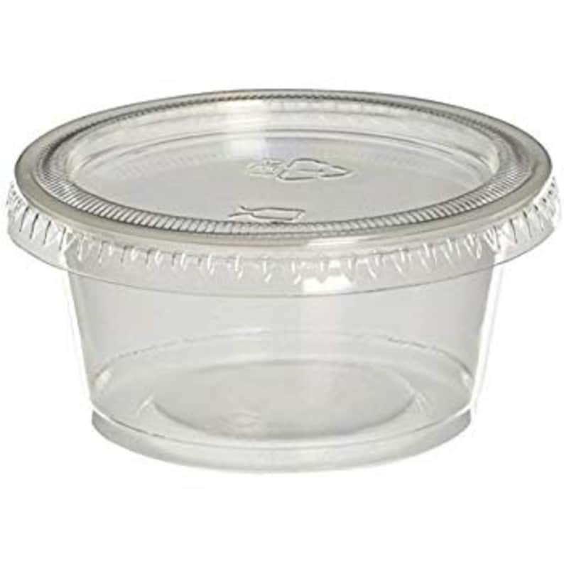 Recipientes de plástico de 2oz con tapas 100pcs Qty 50 | Etsy