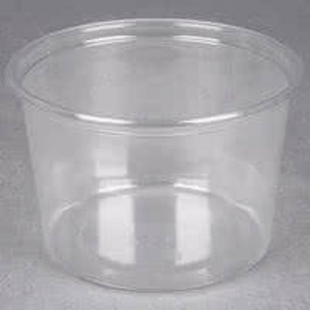 16oz Clear Deli Containers With Lids Freezer and Microwave Safe Craft ...