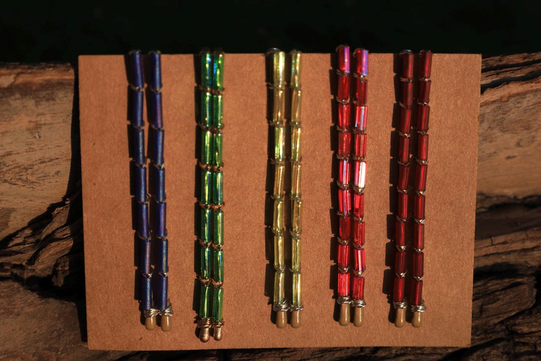Bugle Beaded Bobby Pins - Etsy